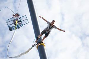 Animation Saut à l'élastique grue géante - Oxygène40 saut à l'élastique ...